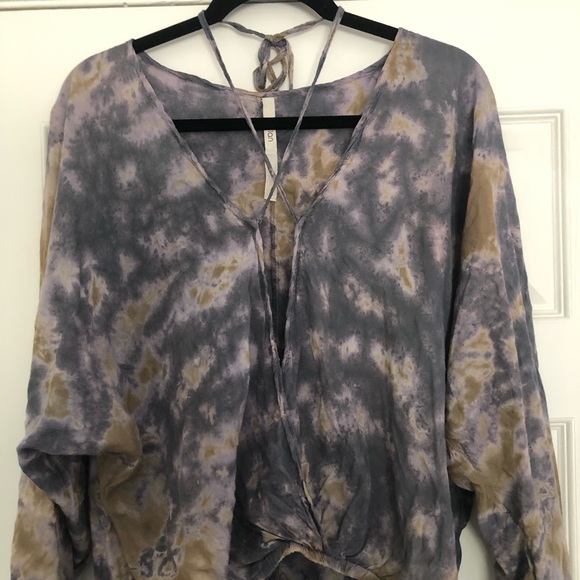 Elan | Tops | Tie Die Blouse | Poshmark